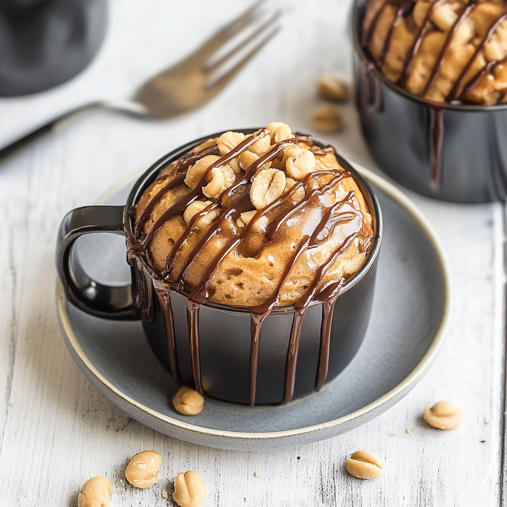 Irresistible Peanut Butter Mug Cake in 5 Minutes!