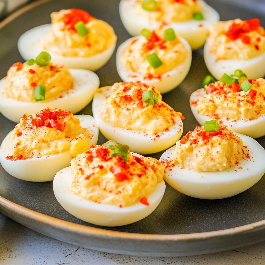 Pimento Cheese Deviled Eggs
