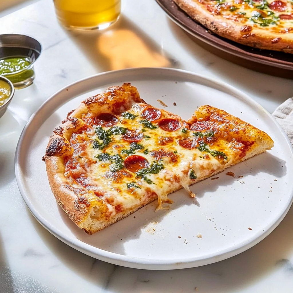 Flaky Puff Crust Pizza